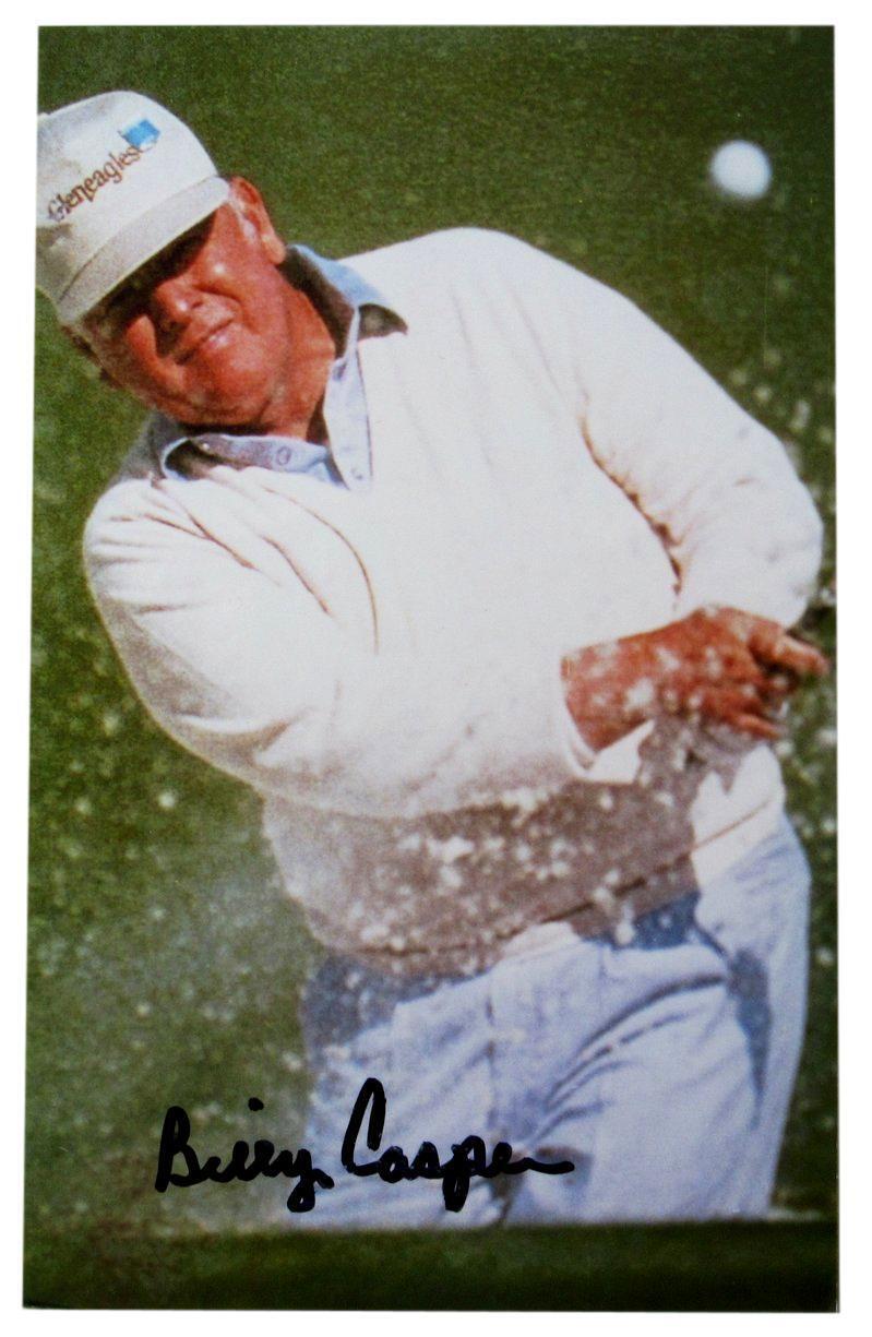 Billy Casper PGA Golf Champion Signed/Autographed 3.5x5.5 Photo ...
