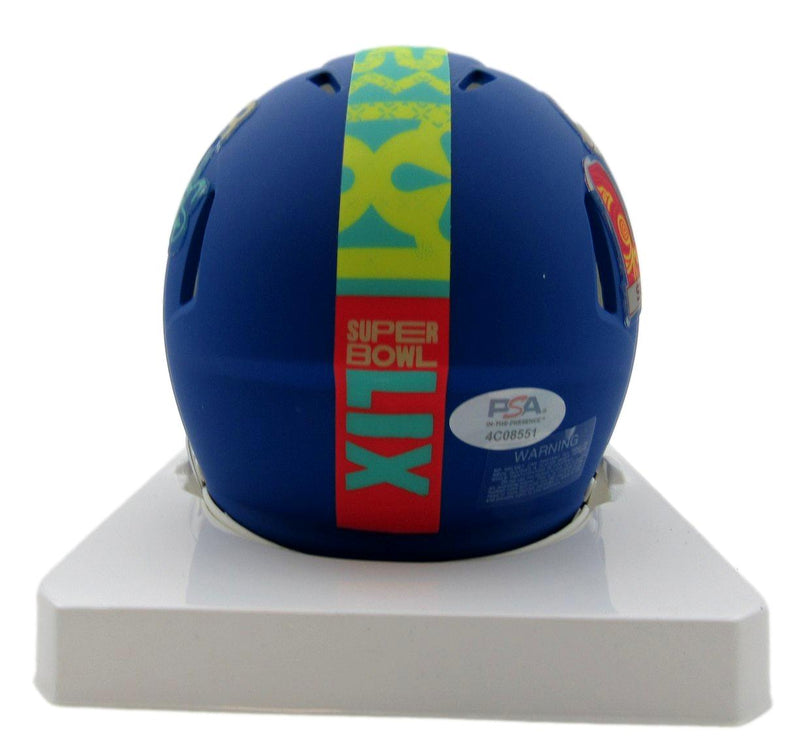 Jalen Carter Signed/Autographed Super Bowl 59 Mini Helmet Eagles PSA/D ...