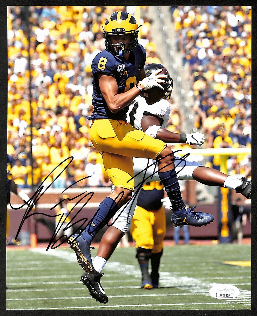 Ronnie Bell Signed/Autographed 8x10 Photo University of Michigan JSA 1 ...