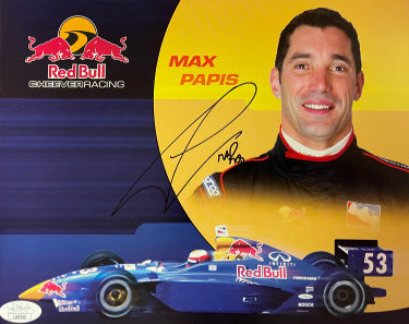 Max Papis signed Red Bull Cheever Racing Indy Car 8x10 Photo #4- JSA ...