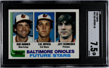 Cal Ripken, Jr. 1982 Topps Baseball Rookie Card (RC) #21- SGC Graded 7 ...