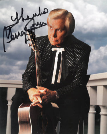 George Jones signed 8x10 Photo Thanks Beckett Review (Country Music Le ...