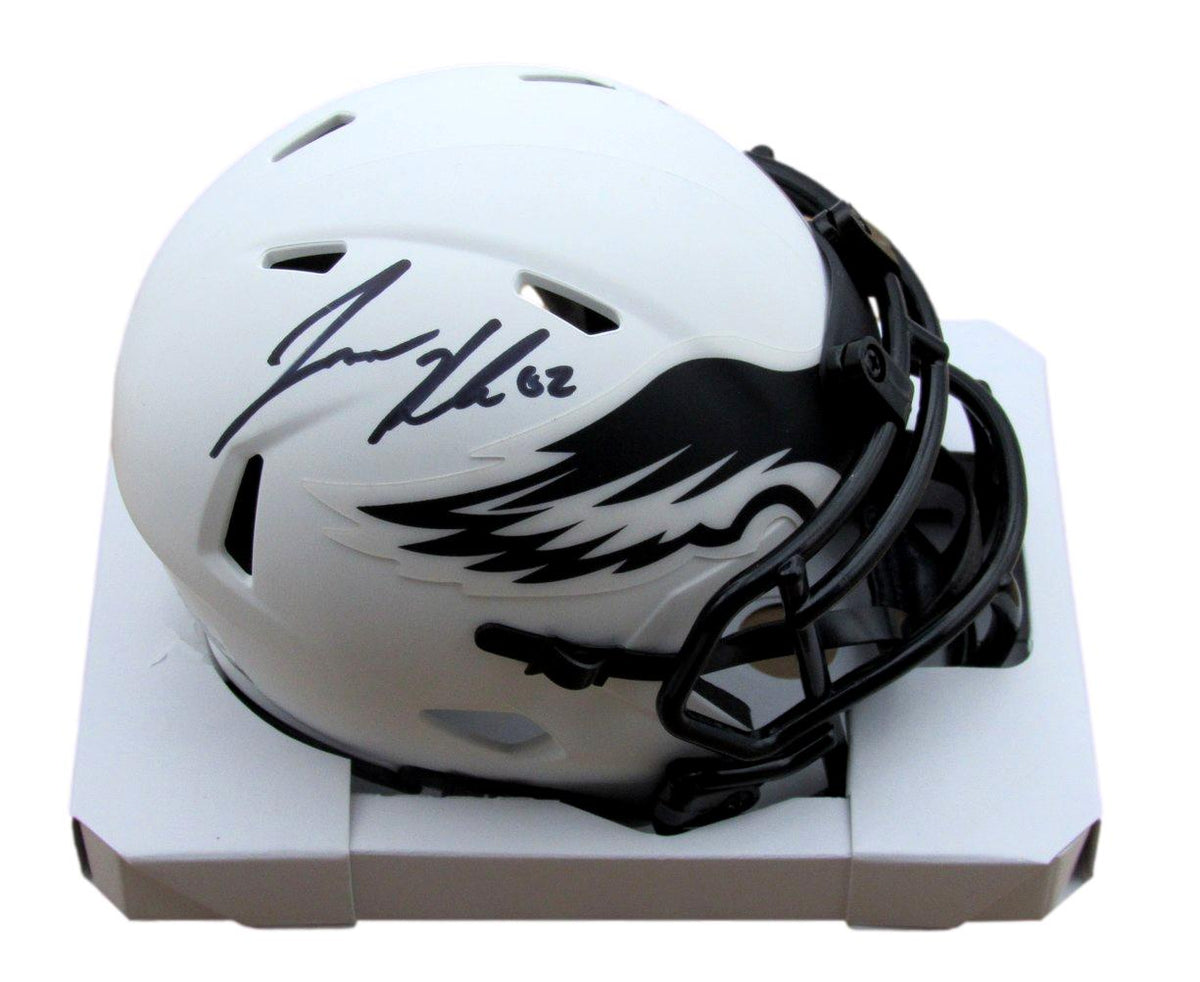 Jason Kelce Autographed Eagles Lunar Eclipse Mini Helmet Witness PSA/D ...