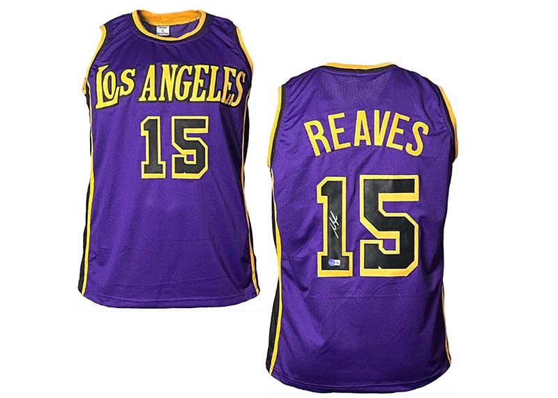 Austin Reaves Signed Custom Los Angeles Purple Basketball jersey Becke ...