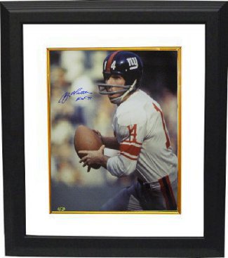 Y.A. Tittle signed New York Giants 8X10 Photo w/ HOF 71 Custom Framing ...