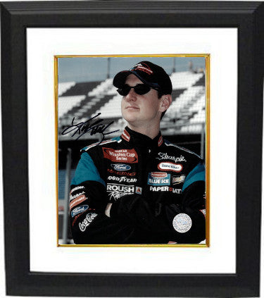 Kurt Busch signed NASCAR Sharpie 8x10 Photo Custom Framing - JSA Holog ...