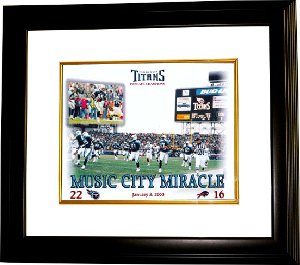 Music City Miracle Tennessee Titans 11x14 Photo Custom Framing (Kevin ...