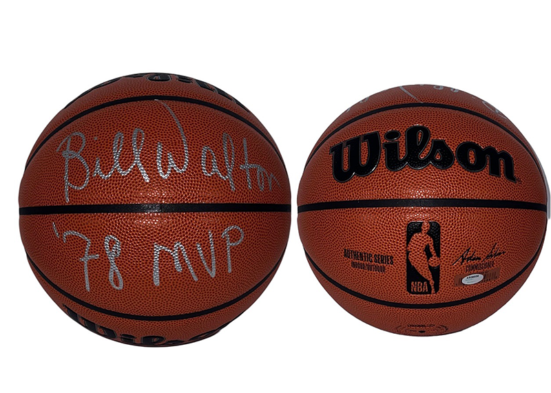 Bill Walton Signed Wilson NBA basketball JSA — Golden Autographs