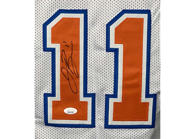 Jalen Brunson Signed Custom New York White Basketball Jersey JSA ...