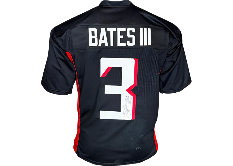 Jessie Bates III Signed Atlanta Black Football Jersey JSA — Golden ...