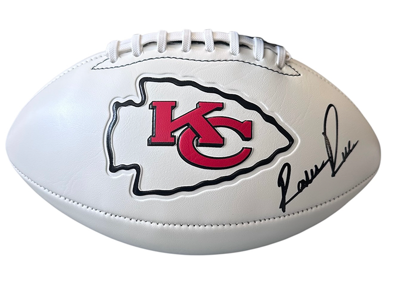 Rashee Rice Signed Kansas City Chiefs NFL Logo Football JSA — Golden ...