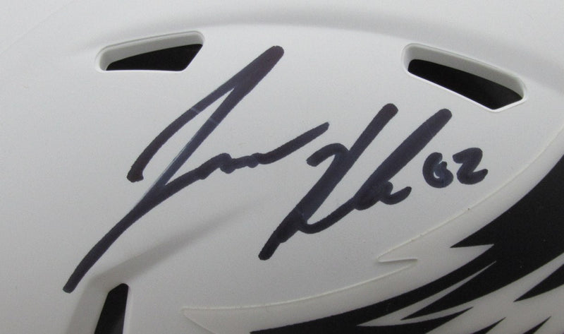 Jason Kelce Autographed Eagles Lunar Eclipse Mini Helmet Witness PSA/D ...