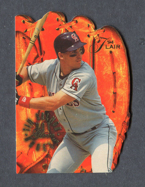Tim Salmon Angels #9 1994 Flair Hot Glove Die Cut Insert Card RARE SHO ...