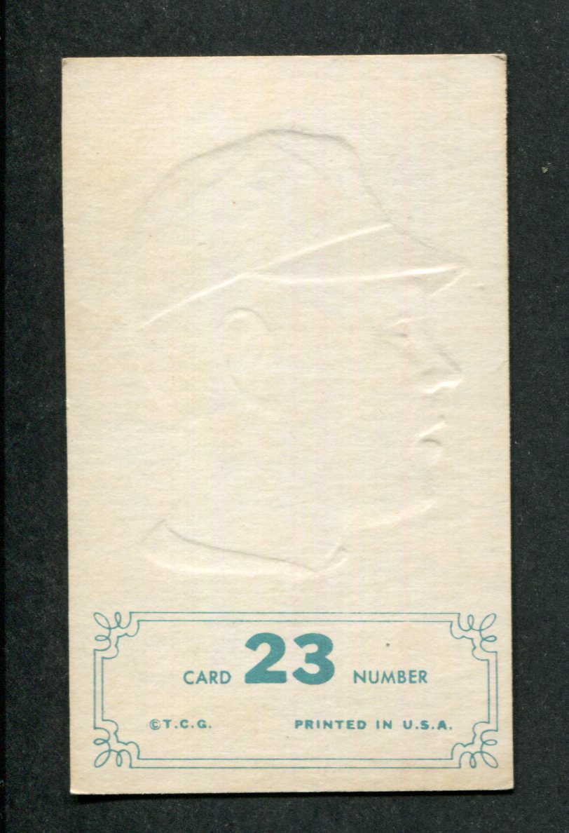 #23 Bill Mazeroski 1965 Topps Embossed Gold Baseball Card – Golden ...